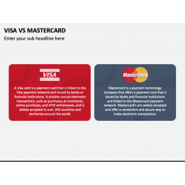 Visa Vs Mastercard PowerPoint and Google Slides Template - PPT Slides