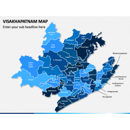 Visakhapatnam Map for PowerPoint and Google Slides - PPT Slides
