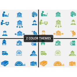Warehouse Icons for PowerPoint and Google Slides - PPT Slides