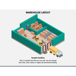 Warehouse Layout Graphics for PowerPoint and Google Slides - PPT Slides