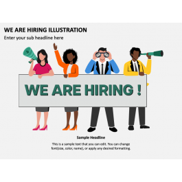 We are Hiring Illustration for PowerPoint and Google Slides - PPT Slides