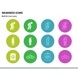 Weakness Icons for PowerPoint and Google Slides - PPT Slides