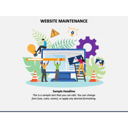 Website Maintenance PowerPoint and Google Slides Template - PPT Slides