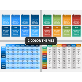 Weekly Agenda PowerPoint and Google Slides Template - PPT Slides