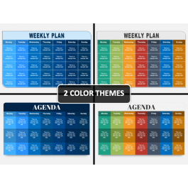 Weekly Plan PowerPoint and Google Slides Template - PPT Slides