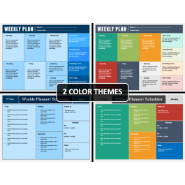 Weekly Planner PowerPoint and Google Slides Template - PPT Slides