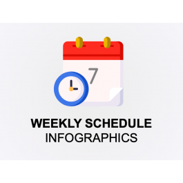 Weekly Schedule Infographics for PowerPoint and Google Slides - PPT Slides
