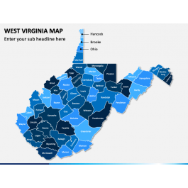 West Virginia Map for PowerPoint and Google Slides - PPT Slides