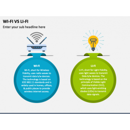 Wi-Fi Vs Li-Fi PowerPoint and Google Slides Template - PPT Slides