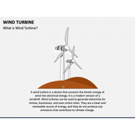 Wind Turbine PowerPoint and Google Slides Template - PPT Slides