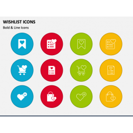 Wishlist Icons for PowerPoint and Google Slides - PPT Slides