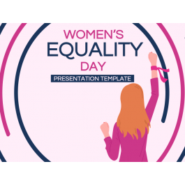 Free - Women's Equality Day PowerPoint Template and Google Slides Theme