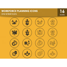 Workforce Planning Icons for PowerPoint and Google Slides - PPT Slides