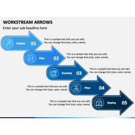 Workstream Arrows for PowerPoint and Google Slides - PPT Slides
