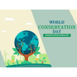 Free - World Conservation Day PowerPoint Template and Google Slides Theme