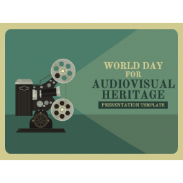 Free - World Day for Audiovisual Heritage PowerPoint Template and ...