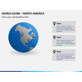 World Globe with Countries PowerPoint and Google Slides Template - PPT ...