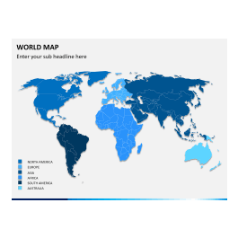 World Map Template for PowerPoint and Google Slides | PPT Slides