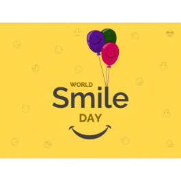 Free - World Smile Day PowerPoint Template and Google Slides Theme