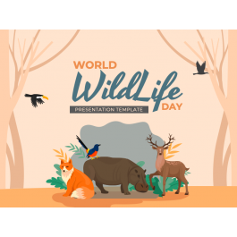 Free - World Wildlife Day PowerPoint Template and Google Slides Theme