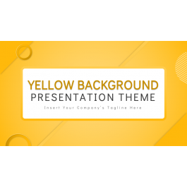 Yellow Background Theme for PowerPoint and Google Slides - PPT Slides