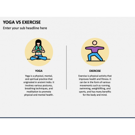 Yoga Vs Exercise PowerPoint and Google Slides Template - PPT Slides