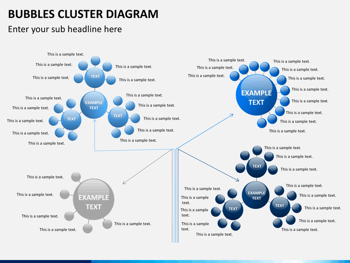 Bubbles Cluster Diagram for PowerPoint and Google Slides - PPT Slides