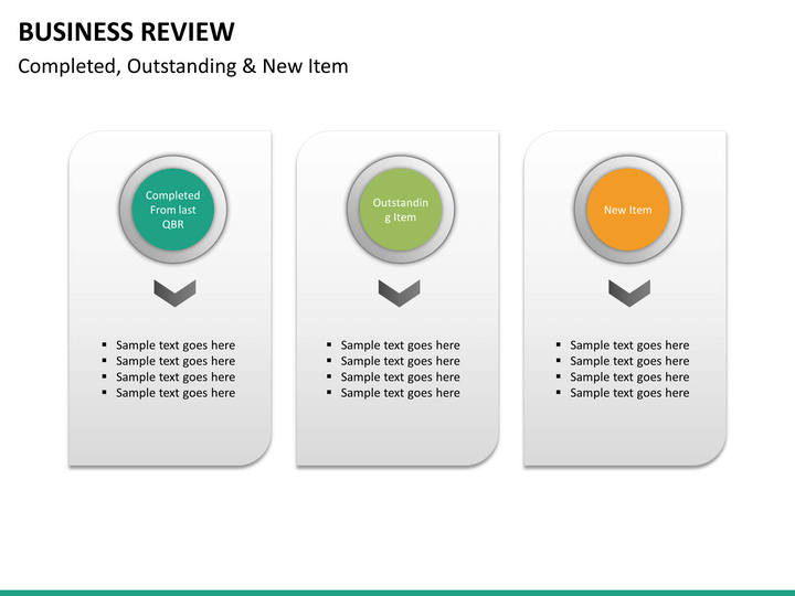 Business Review PowerPoint Template | SketchBubble