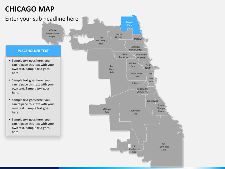 Chicago Map PowerPoint | SketchBubble