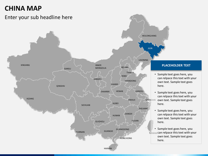 China Map for PowerPoint and Google Slides - PPT Slides