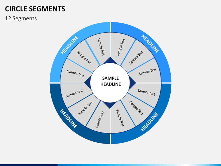 Circle Segments for PowerPoint and Google Slides - PPT Slides