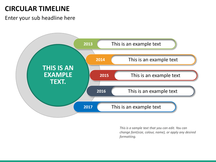 Circular Timeline PowerPoint Template | SketchBubble