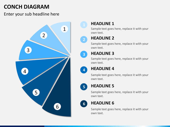 Conch Diagram for PowerPoint and Google Slides - PPT Slides