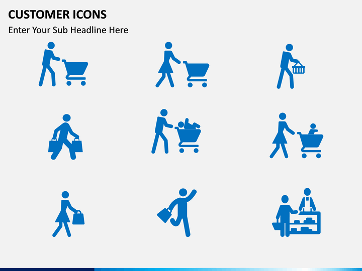 Customer Icons for PowerPoint and Google Slides - PPT Slides