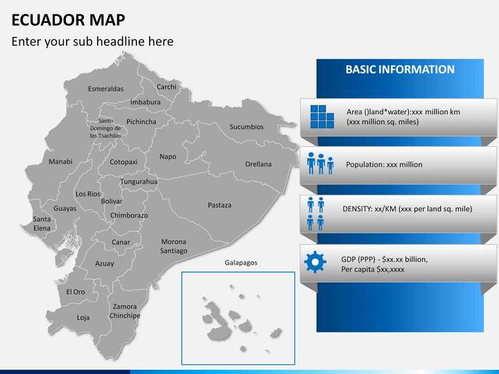 Ecuador Map for PowerPoint and Google Slides - PPT Slides