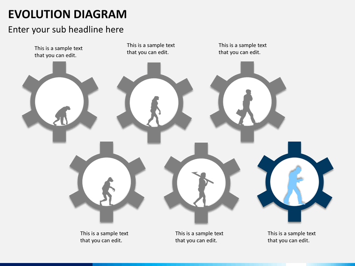 Evolution Diagram for PowerPoint and Google Slides - PPT Slides