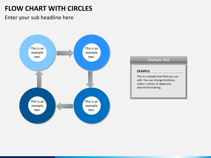 Flow Chart with Circles for PowerPoint and Google Slides - PPT Slides