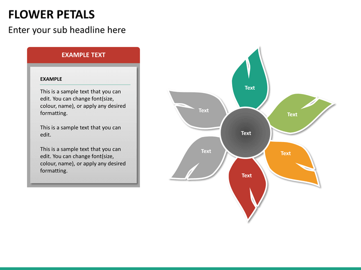 PowerPoint Flower Petal Diagrams | SketchBubble