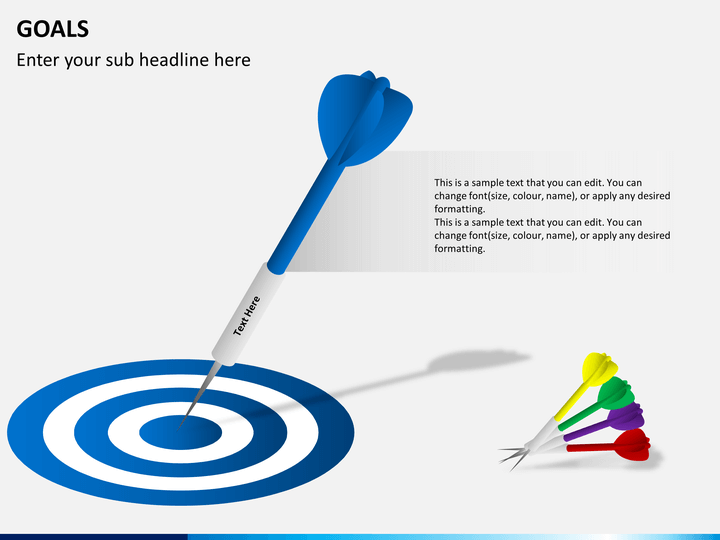 Goals PowerPoint Template | SketchBubble