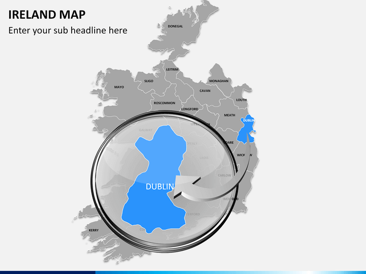 Ireland Map for PowerPoint and Google Slides - PPT Slides
