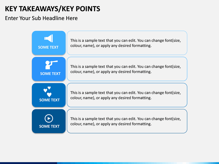 Key Takeaways PowerPoint Template | SketchBubble