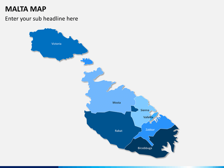 Malta Map for PowerPoint and Google Slides - PPT Slides