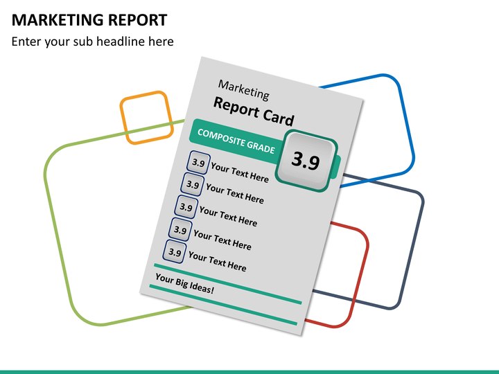 Marketing Report PowerPoint Template | SketchBubble
