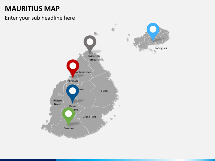 Mauritius Map for PowerPoint and Google Slides - PPT Slides