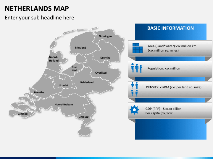 Netherlands Map for PowerPoint and Google Slides - PPT Slides