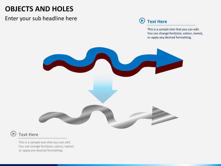 Object and Holes PowerPoint Template - PPT Slides
