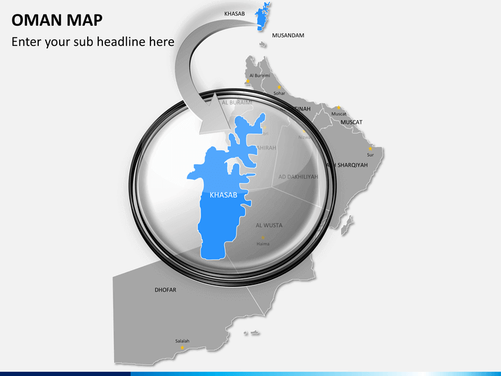 Oman Map for PowerPoint and Google Slides - PPT Slides