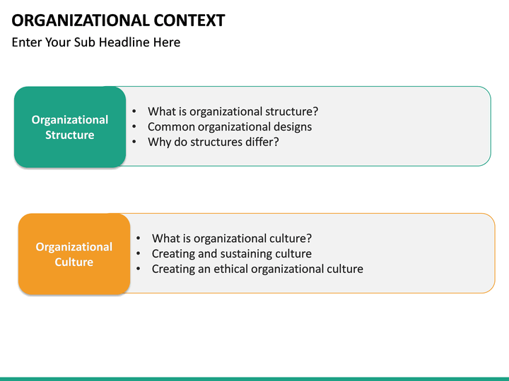 Organizational Context PowerPoint Template | SketchBubble