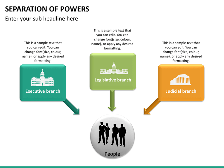 Separation of Powers PowerPoint Template | SketchBubble