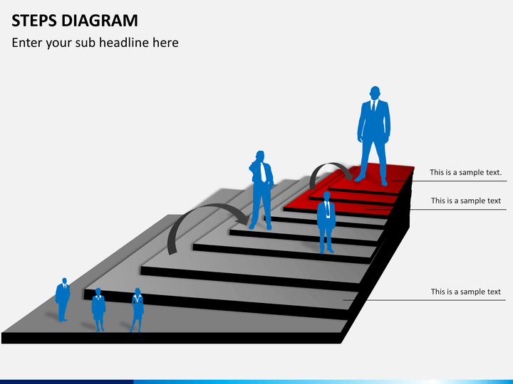 Steps Diagram for PowerPoint and Google Slides - PPT Slides